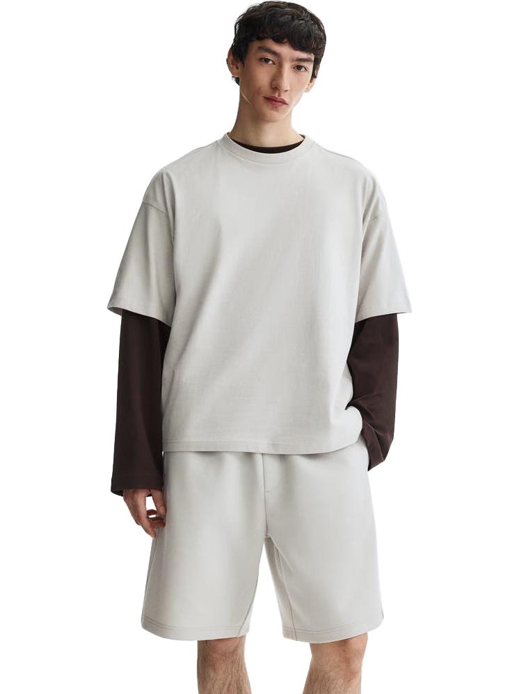 H&M Relaxed Fit Interlock Knee-Length Shorts